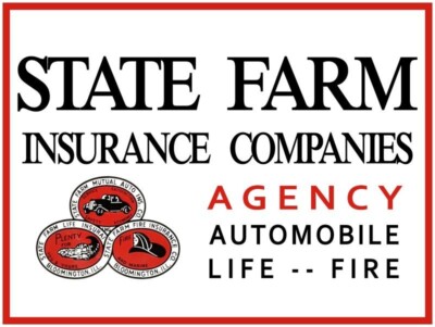 State Farm Insurance Agency - Life, Auto, Fire NEW METAL SIGN: 9x12 ...