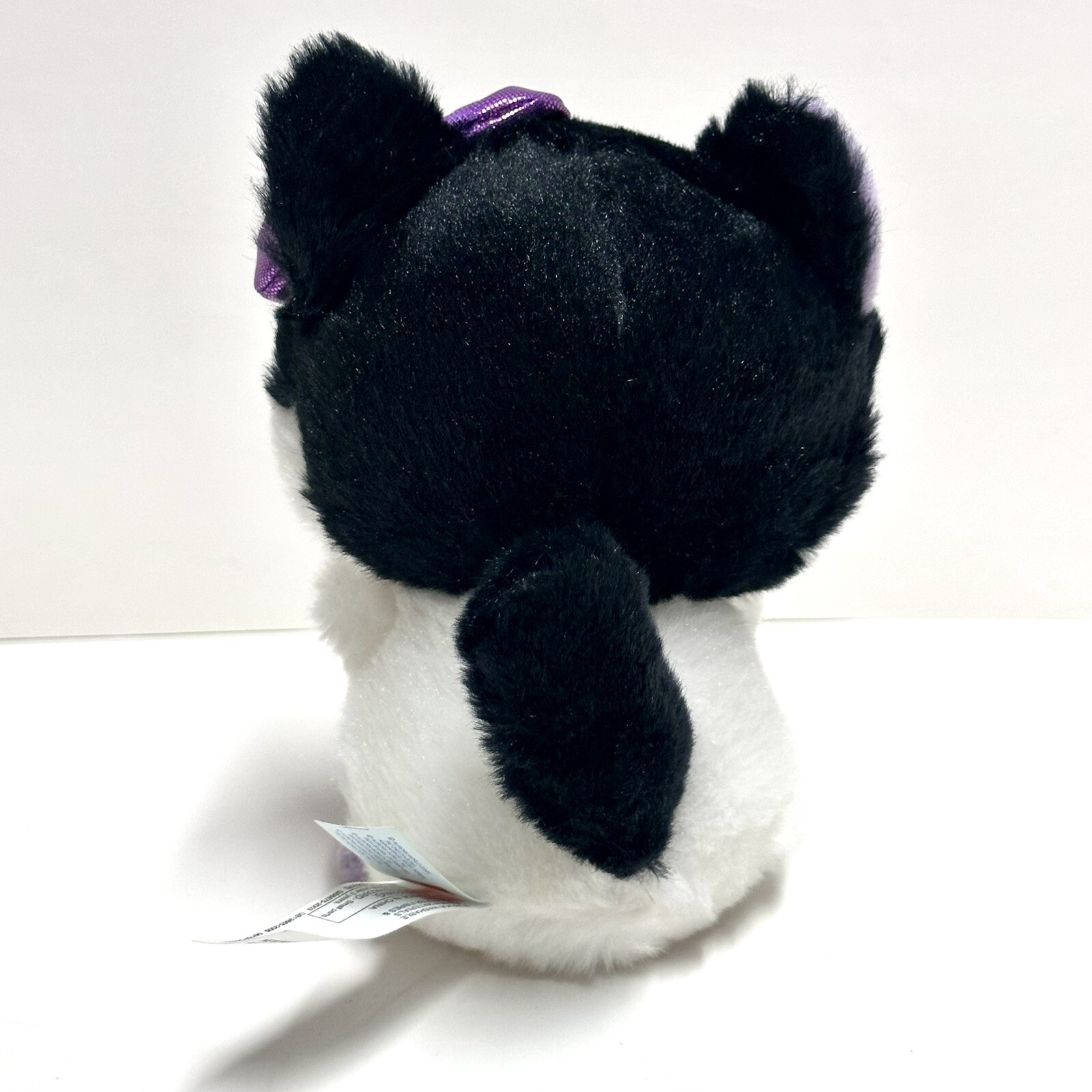 AURORA YooHoo Plush Husky Dog Black White Purple Shiny Best Friends ...
