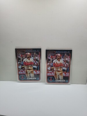 (2) Card Lot 2024 Topps Series 1 #321 Trey Cabbage RC Rookie Card | eBay