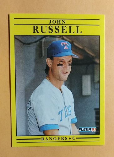 1991 Fleer Baseball Card John Russell Texas Rangers #301 | eBay