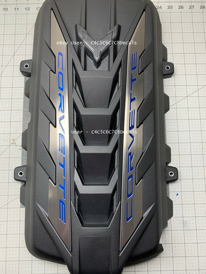 FITS Chevy Corvette StingRay C8 Engine Cover Decal 20 21 22 23 24 ...