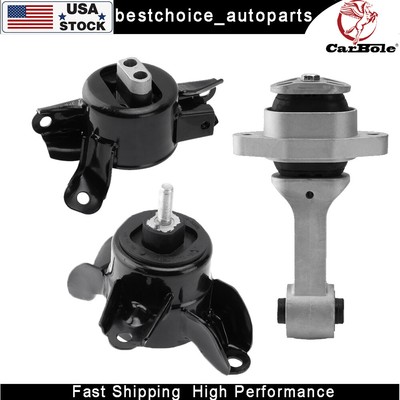 3Pcs Engine Motor Transmission Mount For 2012-2017 Kia Rio 1.6L 9758 ...