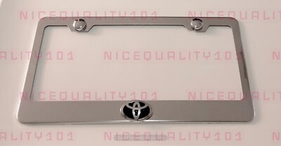 3D Camry Stainless Steel Finished License Plate Frame Rust Free | eBay