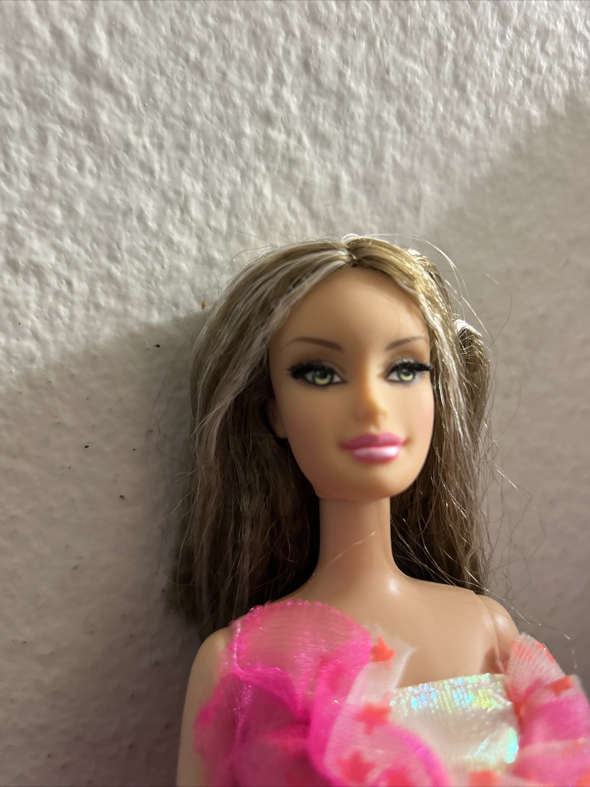Blonde Two Tone Highlight Vue Sol Barbie Doll 2003 Rooted Lashes Mattel ...