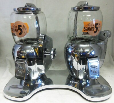 Atlas Bantam Dual 5c Peanut / Candy Dispenser Circa 1940's | eBay