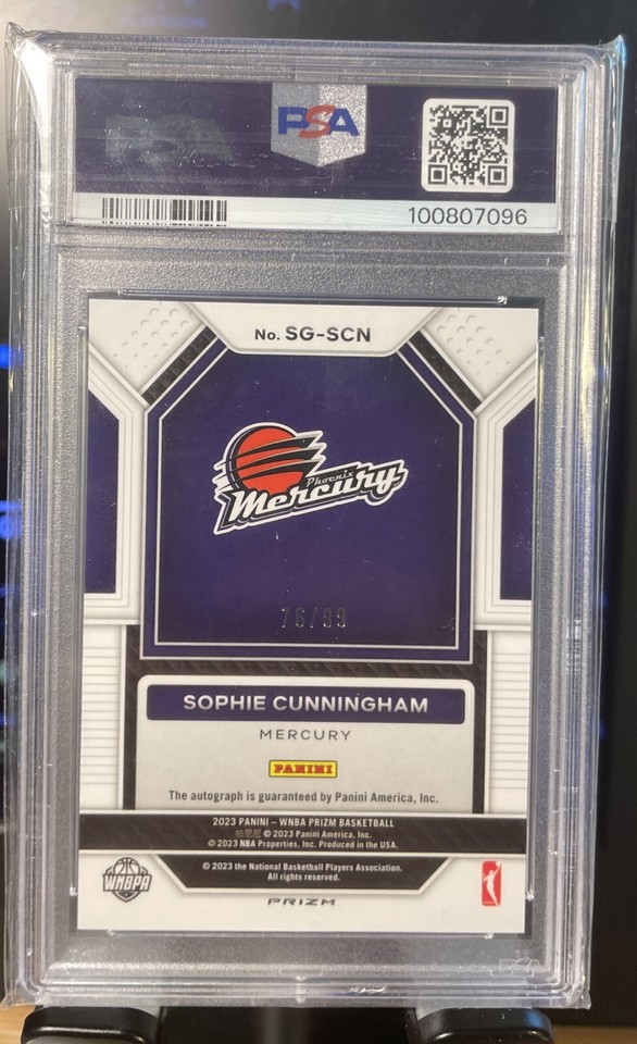 2023 WNBA Prizm Sophie Cunningham 1st Auto Red /99 PSA 10 Indiana Fever 🔥 | eBay