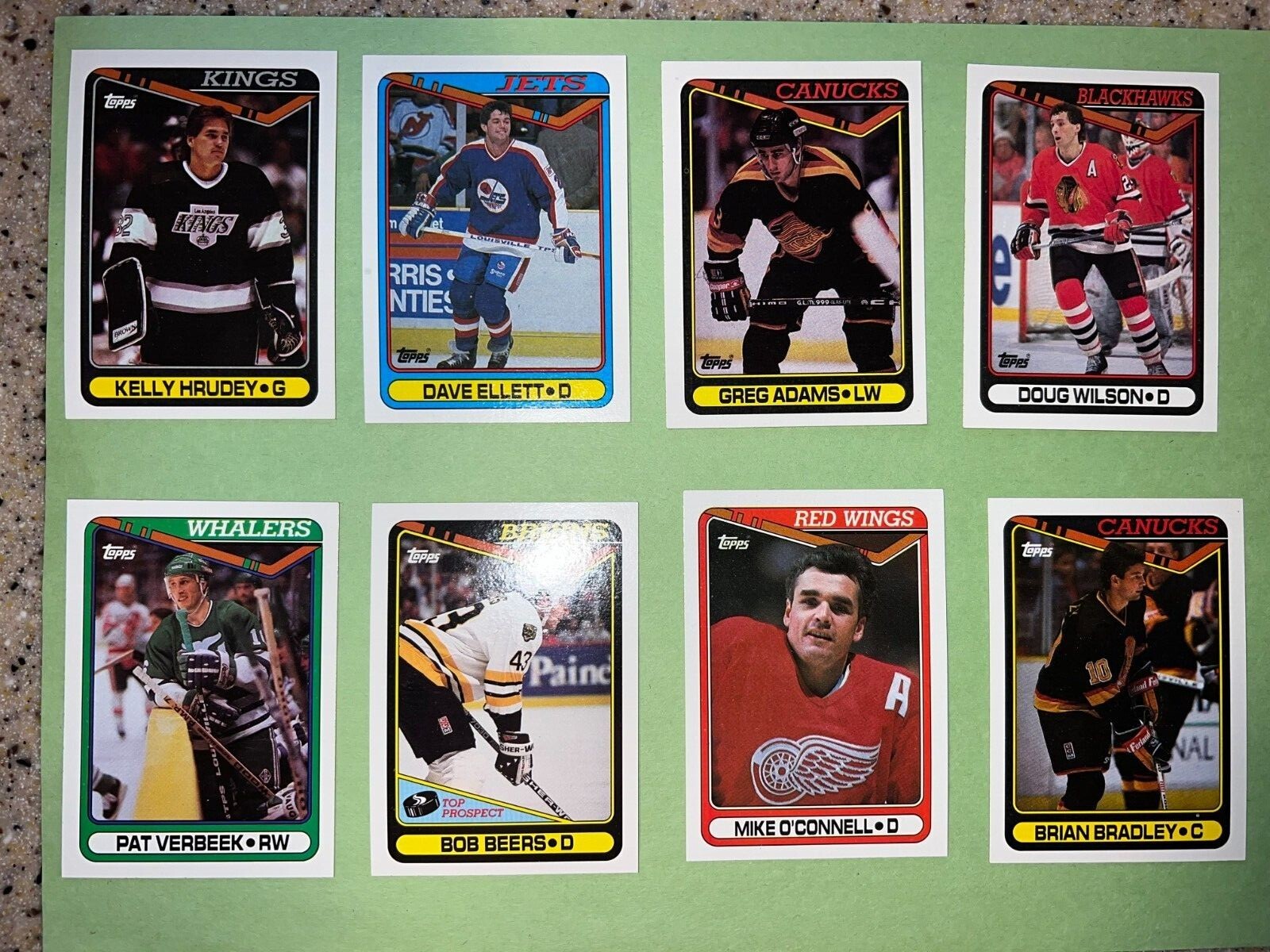 1990-91 TOPPS BASE HOCKEY CARDS YOU CHOOSE 1-396 NHL CARD FREE SHIPPING ...