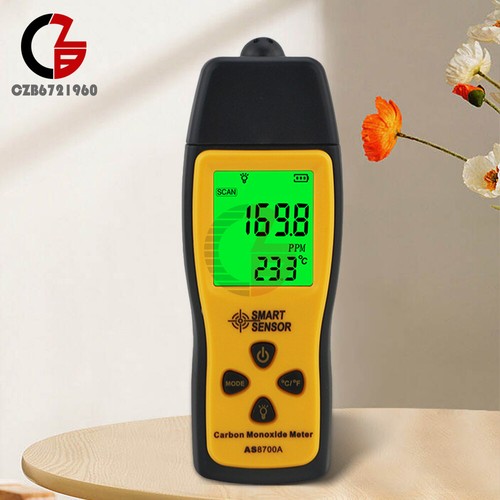 Handheld Carbon Monoxide Meter Portable High Precision CO Gas Tester ...