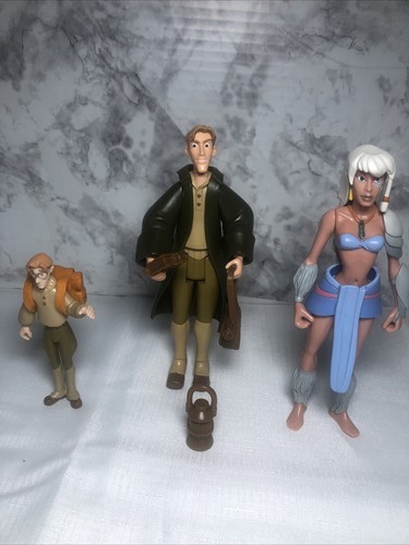 Vintage Mattel Disney Atlantis The Lost Empire Milo Thatch & Princess ...