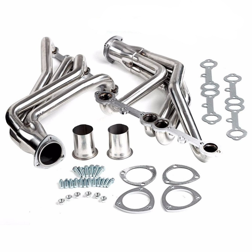 Stainless Manifold Exhaust Headers Kit for Chevy Corvette 1963-1981 V8 ...