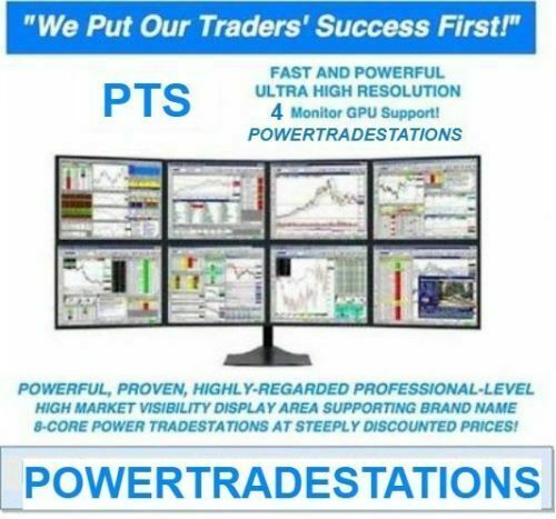 DELL TRADING COMPUTER 4MONITOR INTEL XEON 3.70GHz MaxTurb 1TBSSD DVDRW ...