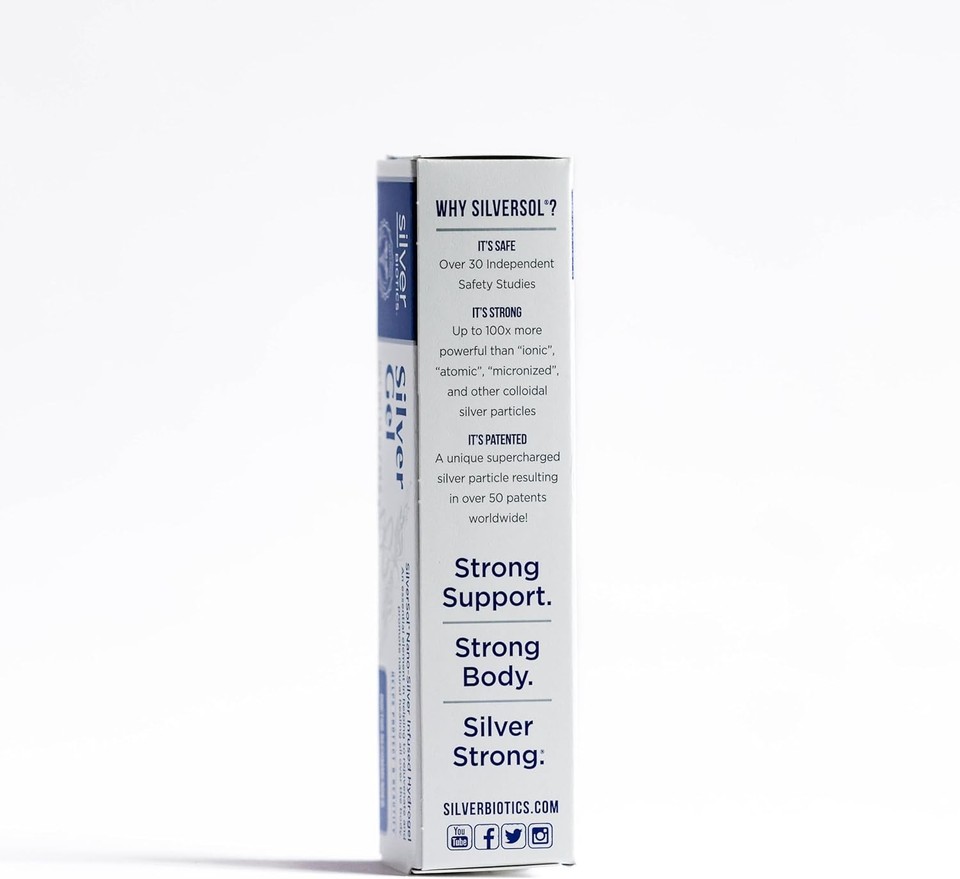 American Biotech Labs Silver Biotics Colloidal Silver Gel Nano-Silver ...