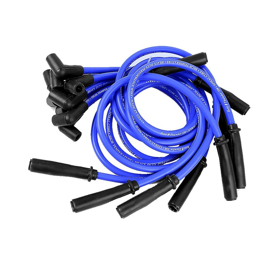 9 Pcs Spark Plug Wire Set 10.5mm Electronic Ignition Cables for... FAST ...