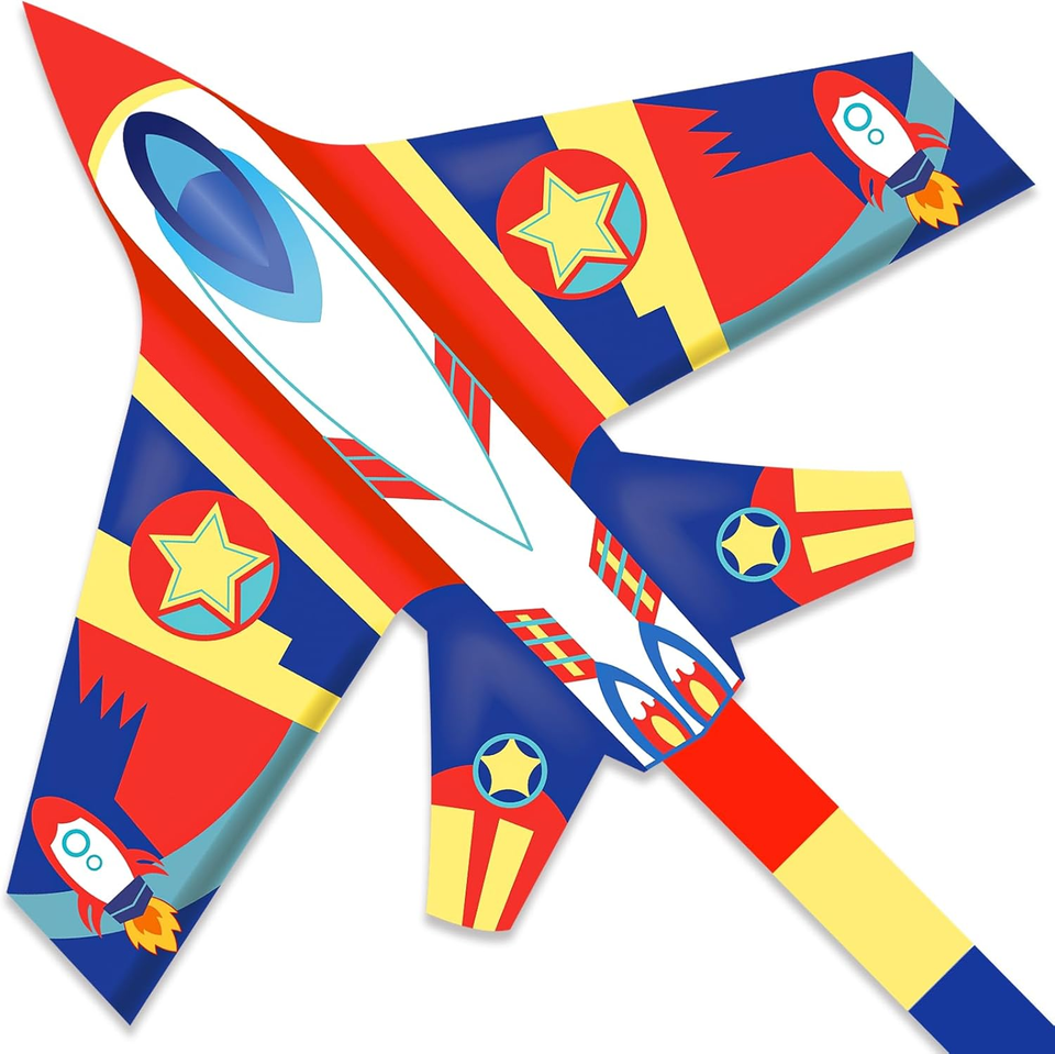 Airplane Kite for Kids & Adults, Easy to Fly Plane Kite for Boys ...