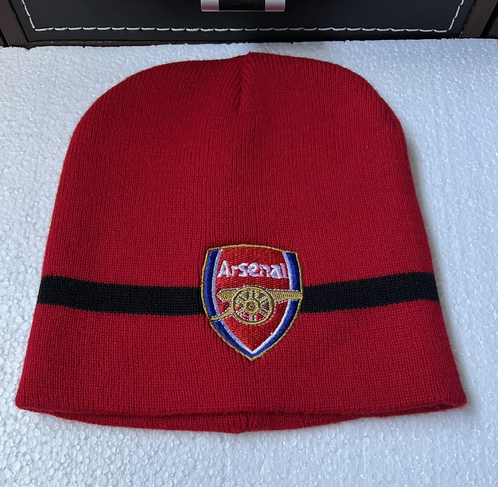 ARSENAL FC Beanie Hat One Size Fits All Brand New Knitted | eBay