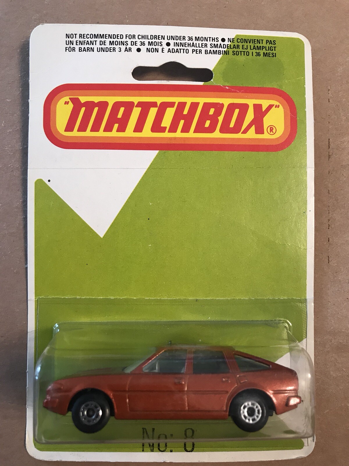 RARE MATCHBOX No 8 ROVER 3500 IN BLISTER PACK (ENGLAND 1980) 1:64 | eBay