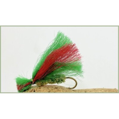 Bung Trout Flies, 6 Pack Green & Red Bung, Size 10, Good Indicator ...