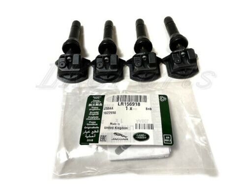Range Rover updated rubber valve stem 433 mhz TPMS Set x4 Genuine ...