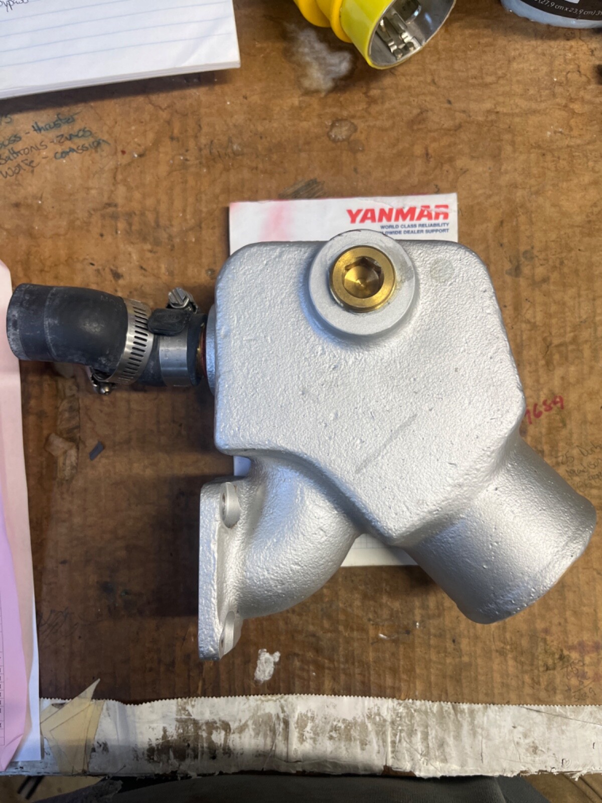 Yanmar Exhaust Mixing Elbow Part 129470 13541 for sale online | eBay