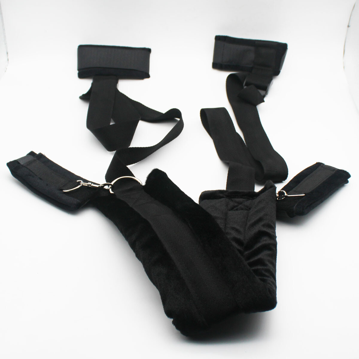 Open Leg Straps Bed Restraints Bondage Handcuffs Ankle Cuffs Slave BDSM ...