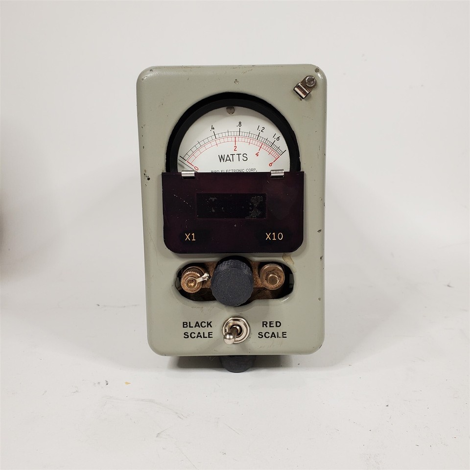 RF Terminated Wattmeter 2/6/20/60 Watts 50 Ohms 25-512 MHz Bird ...
