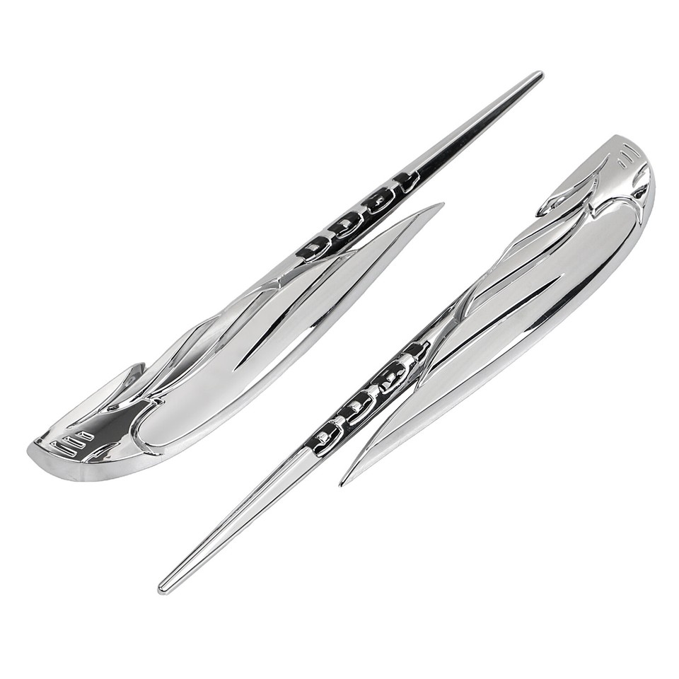 Chrome ABS Plastic Eagle Emblems For Honda Goldwing F6B Goldwing 1800 ...