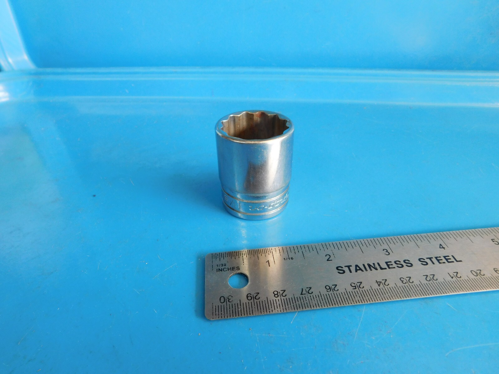 USED,SNAP ON TOOLS " 1-1/16 IN. " 1/2 IN. DR. SHORT, 12 PT. SOCKET PART ...