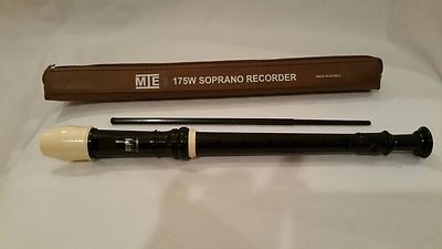 MTE SOPRANO RECORDER FLUTE IN POUCH CASE 175W BAROQUE | eBay