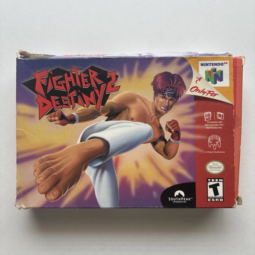 Fighter Destiny 2 Nintendo 64 N64 Original Box Only Authentic Retro ...