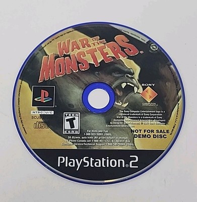 War Of The Monsters PS2 (PlayStation 2, 2003) Black Label Disc Only ...