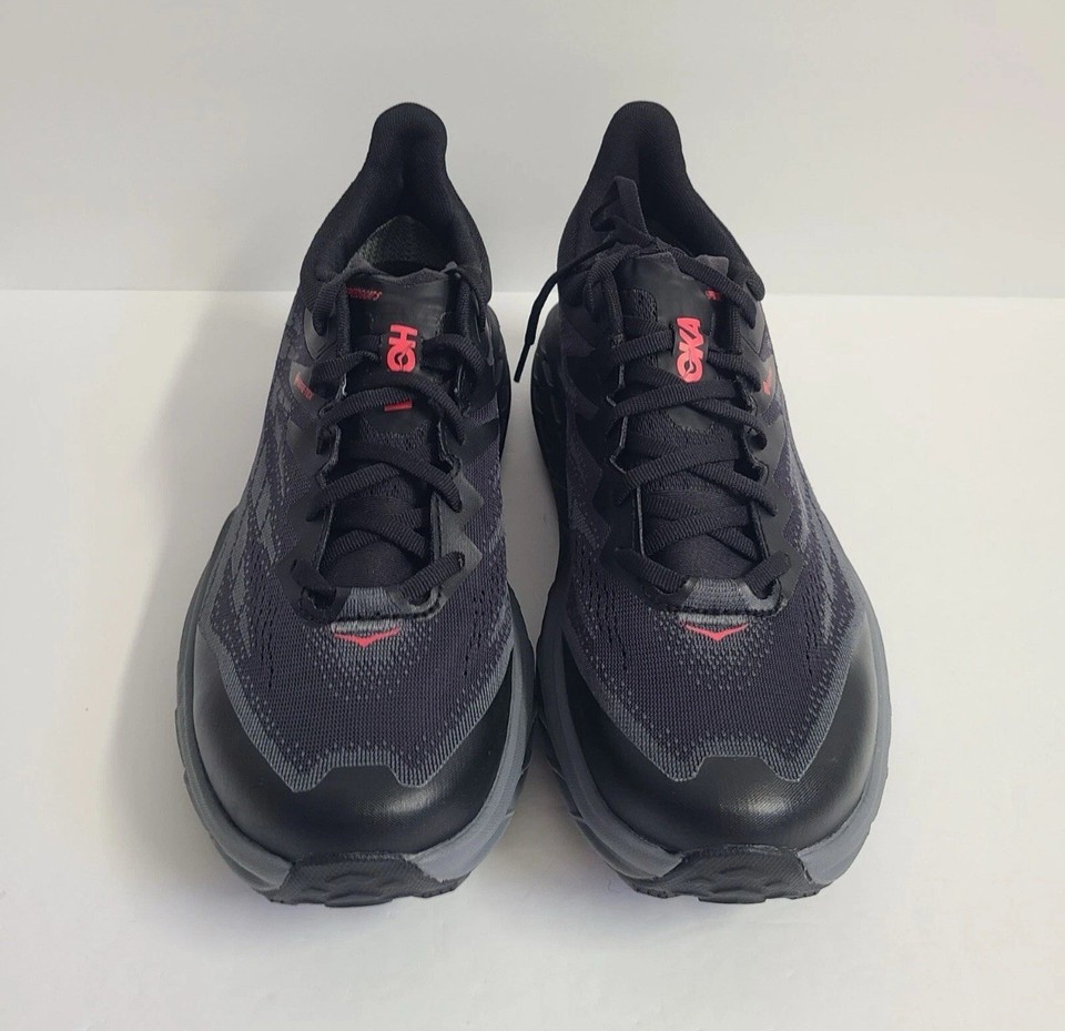 Hoka Womens Speedgoat 5 GTX Gore-Tex Spikes Shoes Size 7.5B Black Red ...