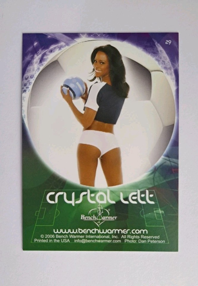 CRYSTAL LETT Bench Warmer 2006 World Cup Sexy Trading Card #29 | eBay