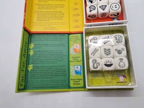 Rory's Story Cubes Classic Actions Voyages Bundle Set Family Dice Game Asmodee | eBay
