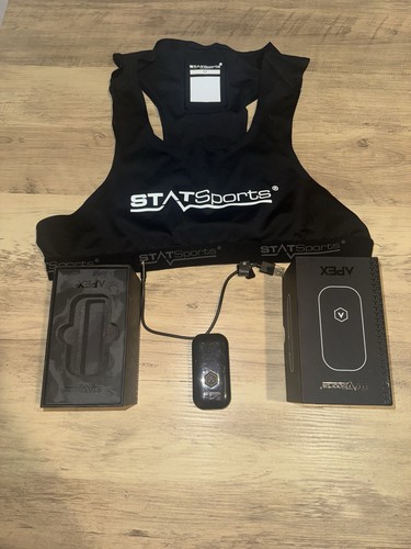 STATSports Apex Athlete Series GPS tracker Kit Black Vest Size Medium ...