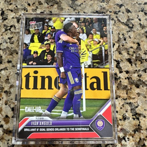 2023 Topps Now MLS 231 IVAN ANGULO ORLANDO CITY FC ROOKIE RC CALL UP ...