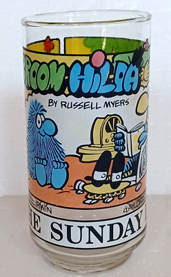 Broom Hilda Grelber Character Glass 1976 The Sunday Funnies Russell ...