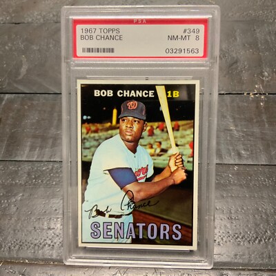 1967 Topps Bob Chance #349 *Senators* PSA 8 NM-MT | eBay