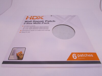 WALL AND CEILING REPAIR PATCH 6 PATCHES ( 3 SIZE MULTI PACK ) | eBay