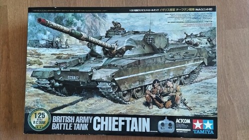 TAMIYA plastic model 1/25 japan unused RC Radio Controlled Tank ...