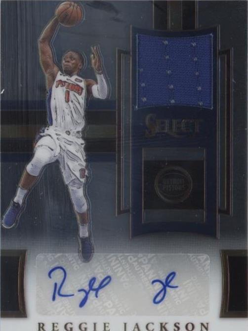 2017-18 Panini Select - Autographed Memorabilia Reggie Jackson #AM-RJK ...