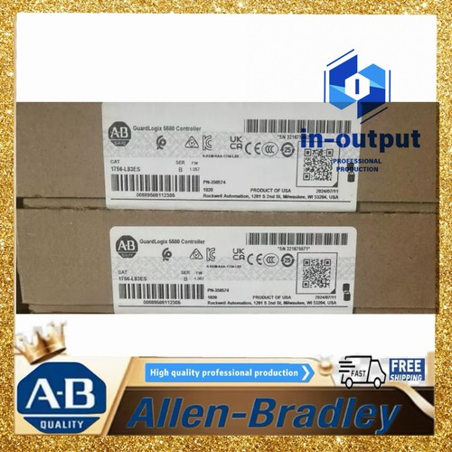 New 1756-L83ES SER B Allen Bradley GuardLogix5580 Processor 15MB ...