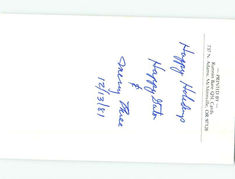 Chrome RADIO CARD Mossy Head by Defuniak Springs & Fort Walton Beach FL ...