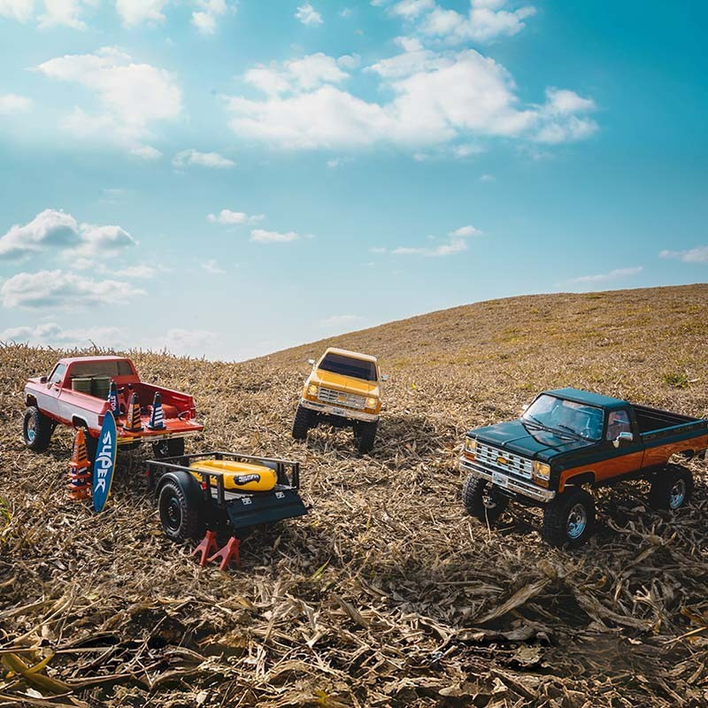 FMS 1:18 FCX18 Chevrolet K10 V2 RTR Yellow | eBay