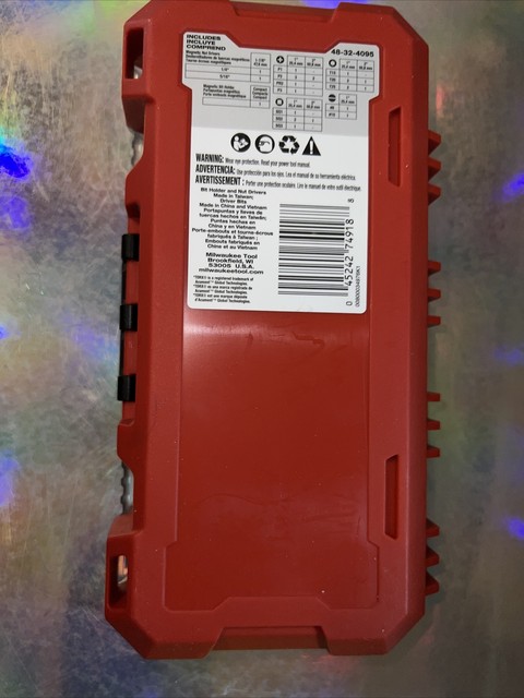 Milwaukee Packout 25 peice Shockwave bit set in small packout case 48 ...