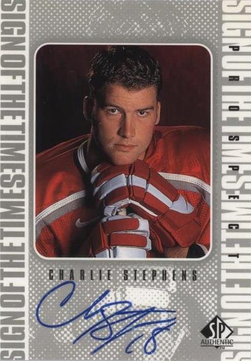 1998-99 SP Authentic - Sign of the Times Charlie Stephens #CS (AU) for ...