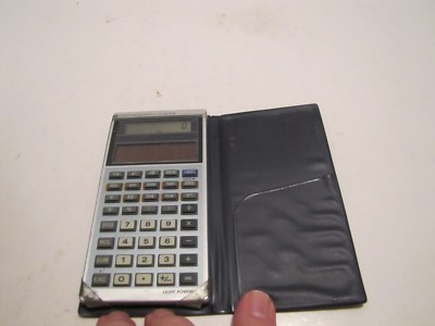 VINTAGE TEXAS INSTRUMENTS TI-3OSLR SCIENTIFIC CALCULATOR WORKS W/CASE ...