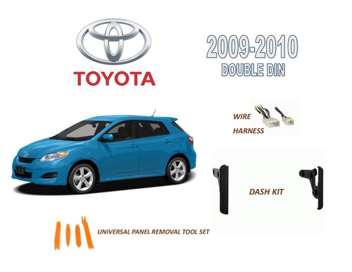 2009-2010 TOYOTA MATRIX DASH INSTALL KIT for CAR STEREO, with WIRE ...