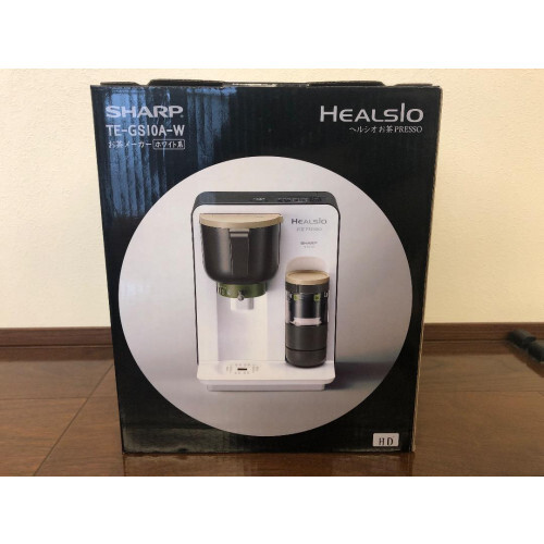 Sharp Healsio Tea PRESSO TE-GS10A-W White Matcha Tea Leaf Grind AC 100V ...