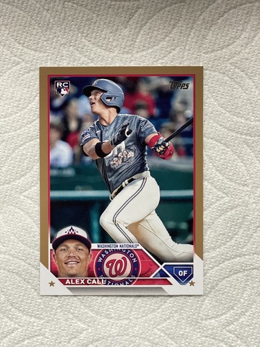 Alex Call Rookie Card Gold Parallel 2023 Topps Update Series Baseball ...