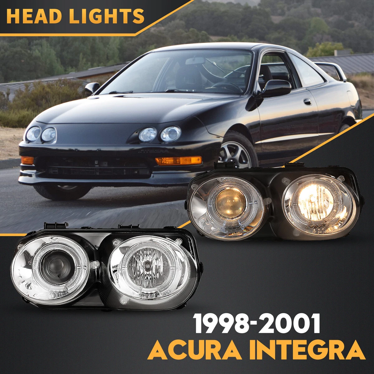2001 Acura Integra Black